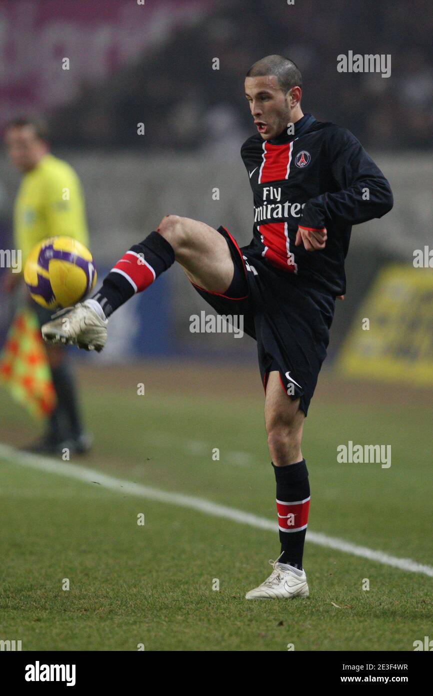 PSG's Maxime Partouche during UEFA Cup Football Match Paris Saint ...