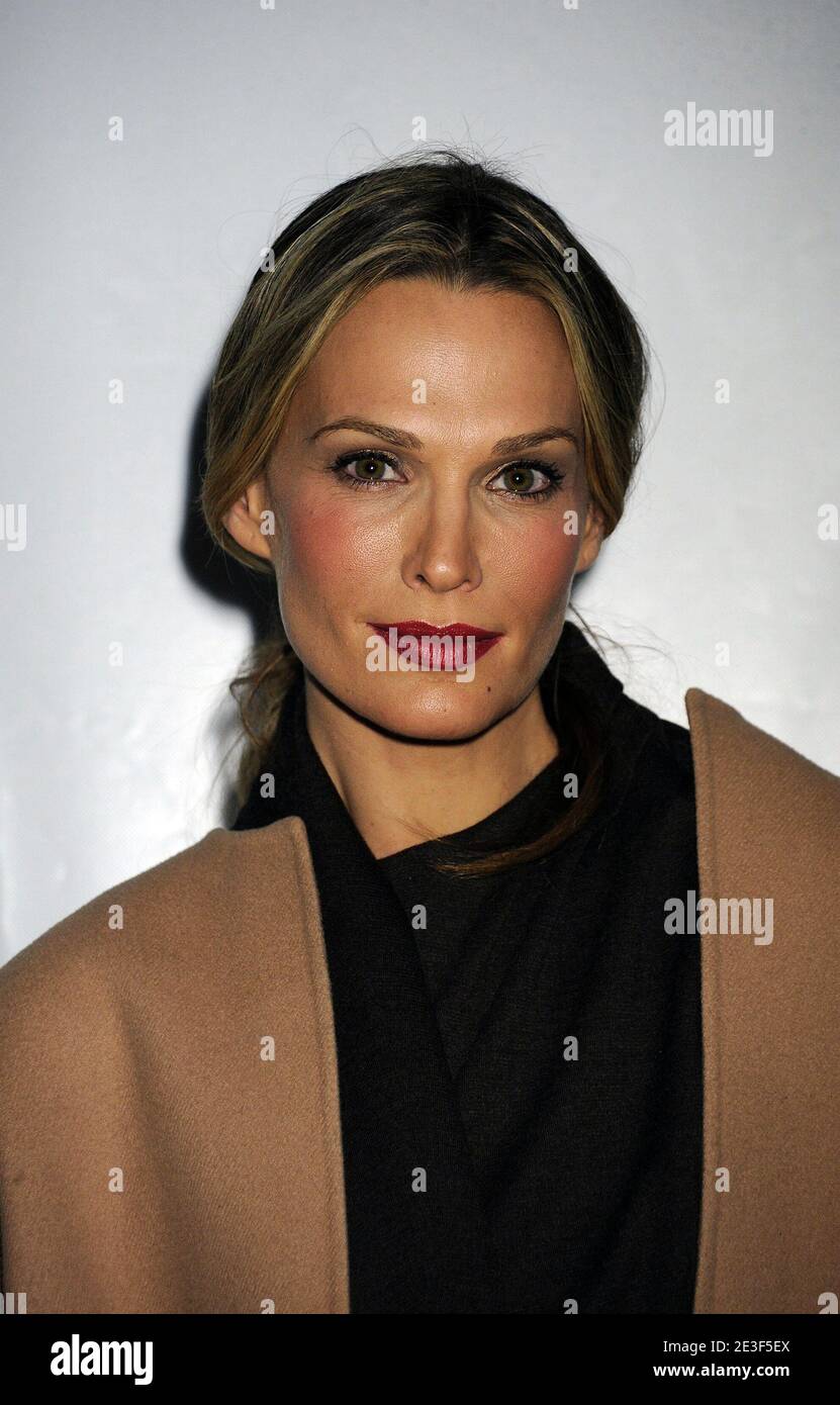 Molly Sims backstage at the Michael Kors Collection during Mercedes ...
