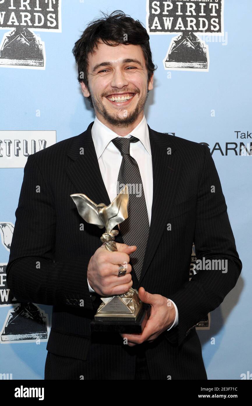 James Franco attends the 2009 Film Independent's Spirit Awards. Los ...