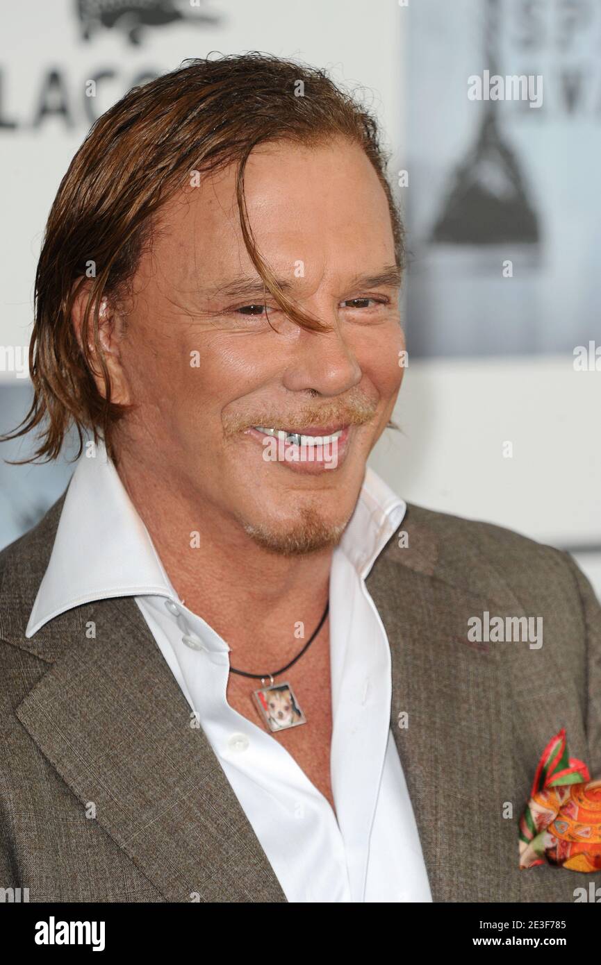 Mickey Rourke attends the 2009 Film Independent's Spirit Awards. Los ...