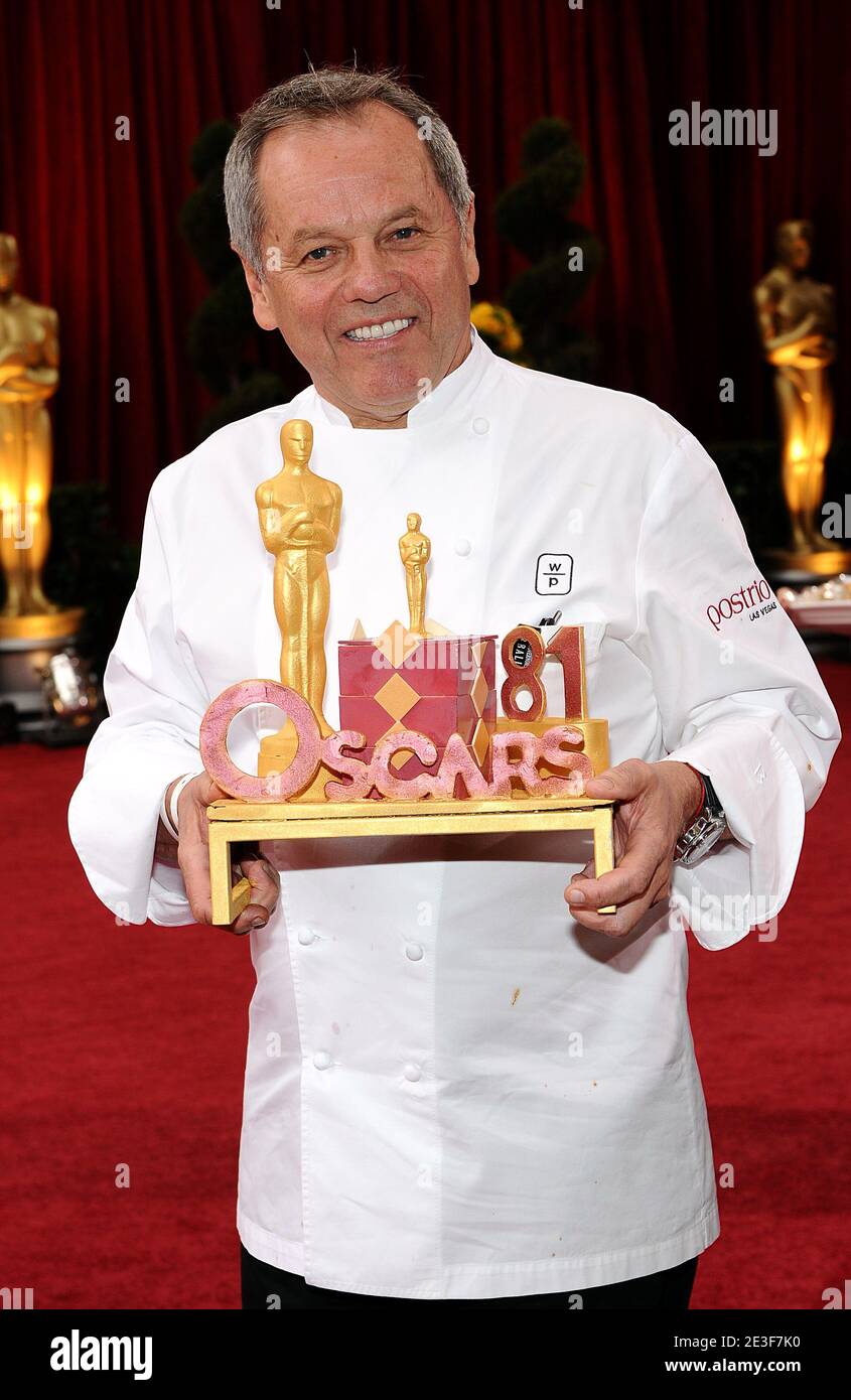 Celebrity chef Wolfgang Puck arriving at the 81st Academy Awards ...