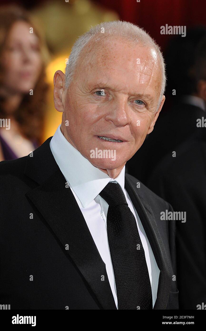 Anthony Hopkins arriving at the 81st Academy Awards ceremony, held at ...