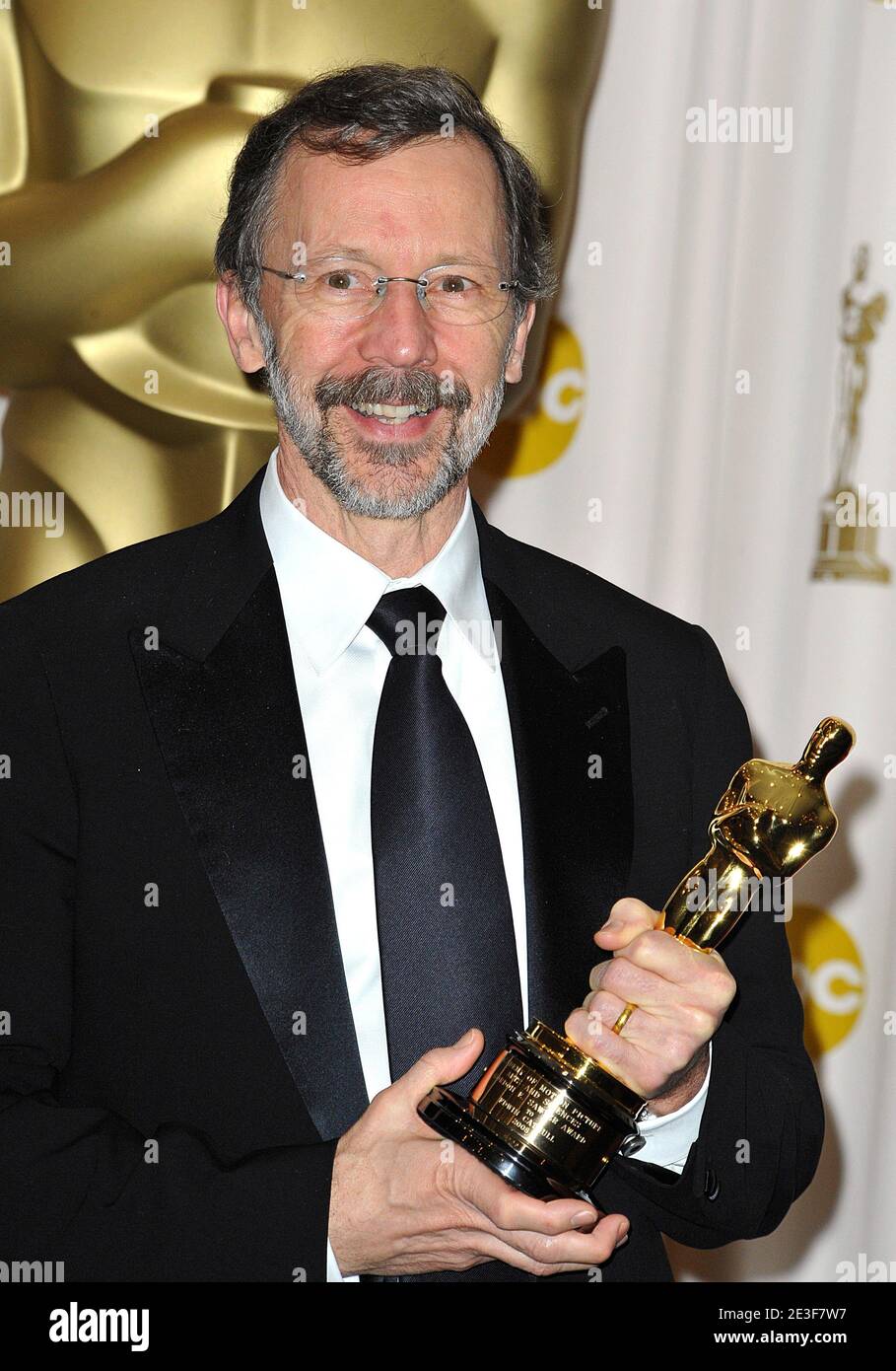 Ed Catmull with his Gordon E. Sawyer Award in the press room of the ...
