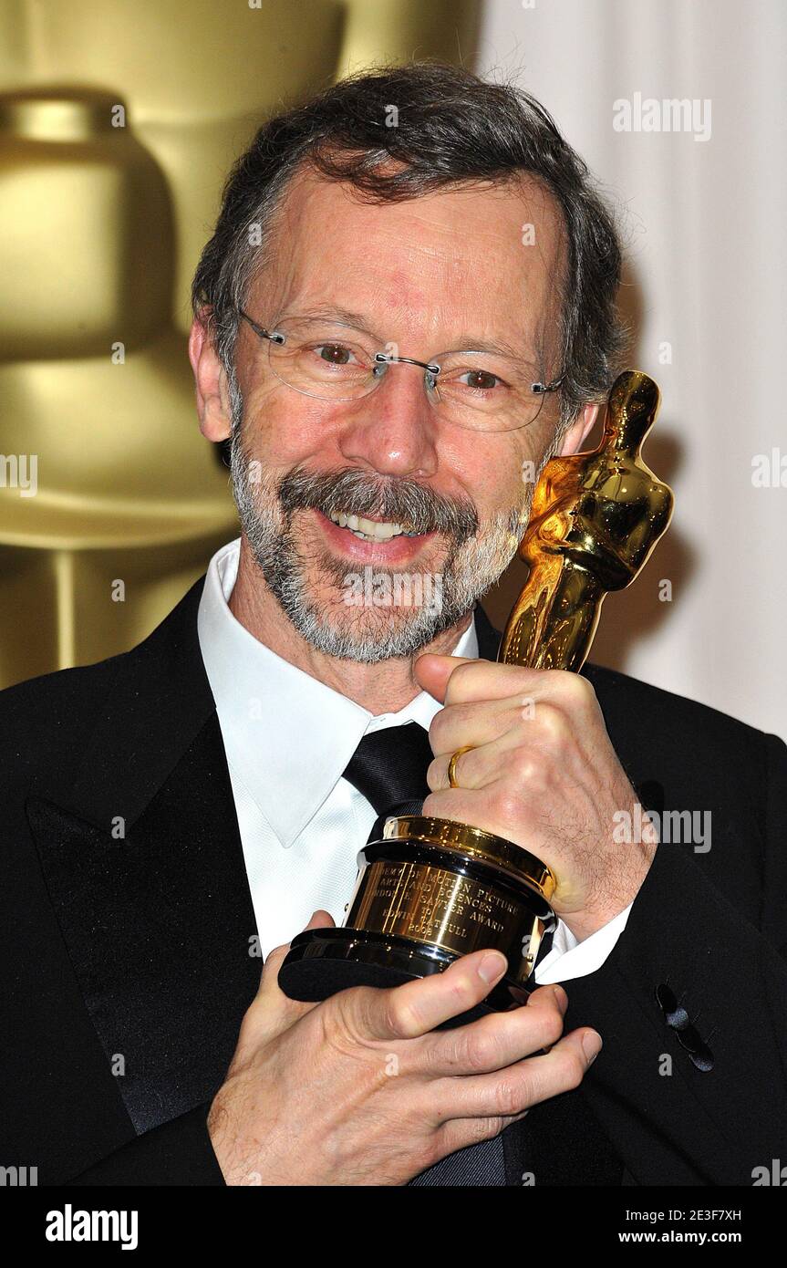 Ed Catmull with his Gordon E. Sawyer Award in the press room of the ...