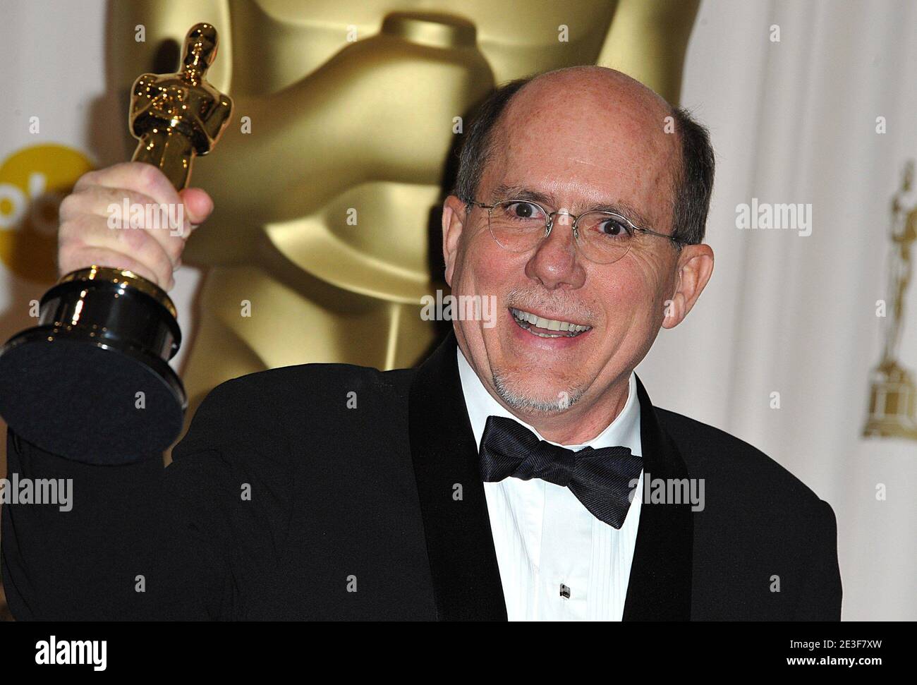 Chris Dickens with his award for Achievement in Film Editing in the ...