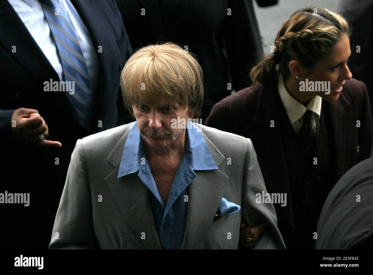 Los Angeles, CA, USA. 20th Mar, 2007. Phil Spector arrives for day two ...
