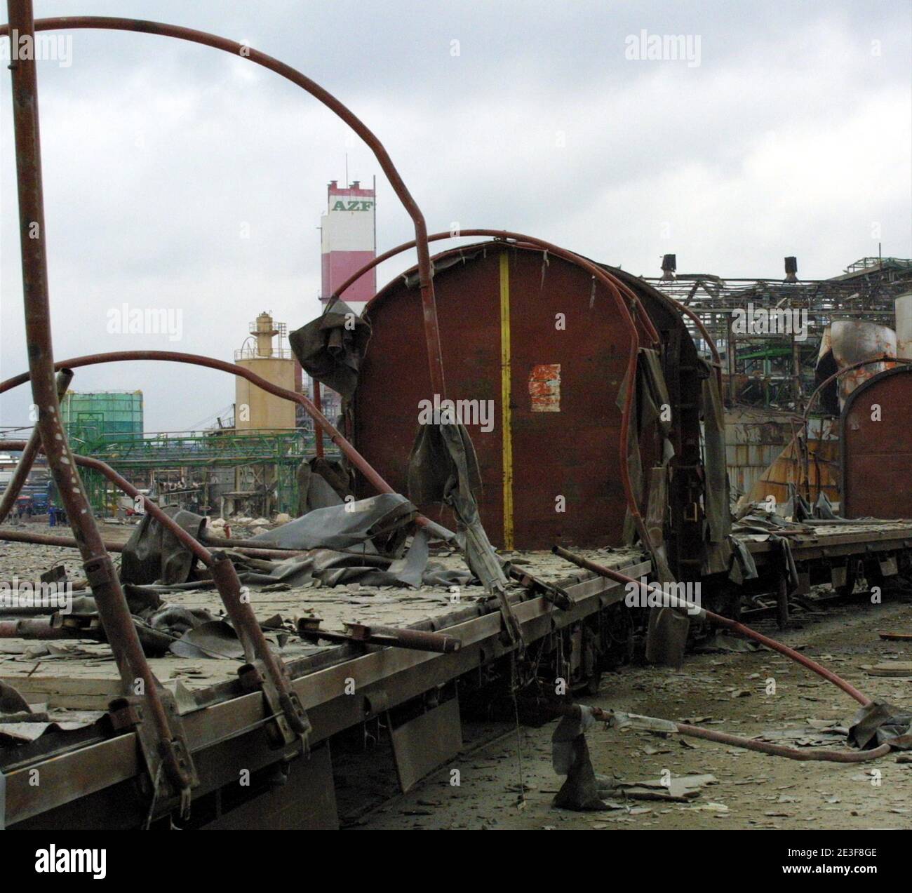 A huge explosion, apparently accidental, ripped through a chemical ...