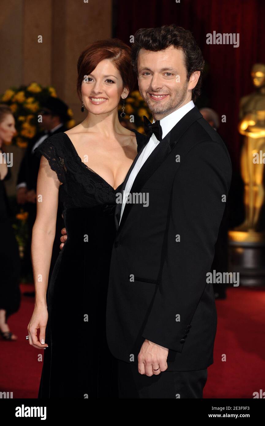 Lorraine Stuart and Michael Sheen arriving at the 81st Academy Awards ...