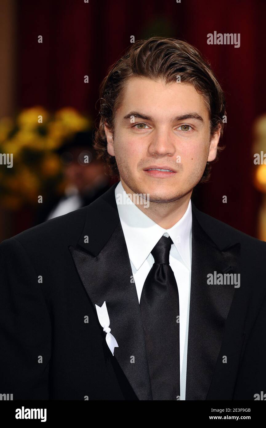 Emile Hirsch arriving at the 81st Academy Awards ceremony, held at the ...
