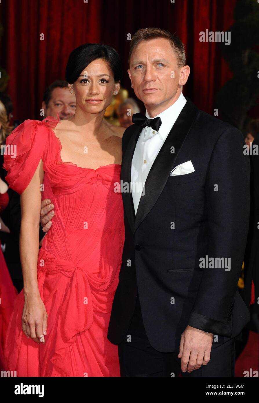 Daniel Craig and Satsuki Mitchell arriving at the 81st Academy Awards ...