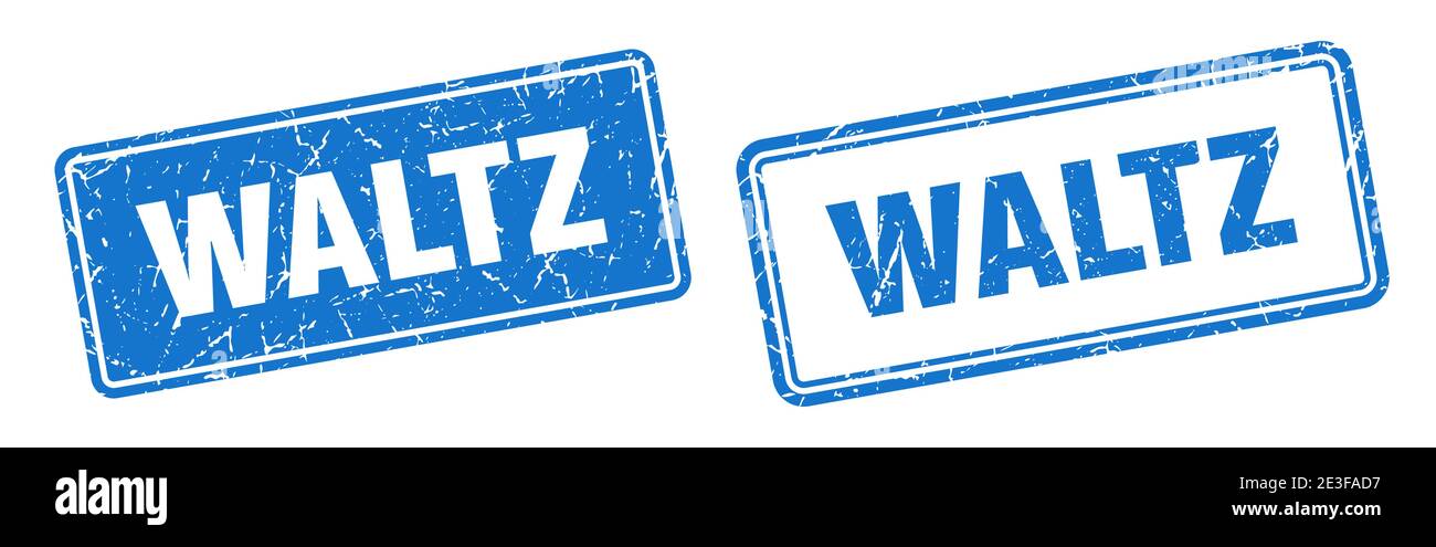 waltz square stamp. waltz grunge sign set Stock Vector Image & Art - Alamy