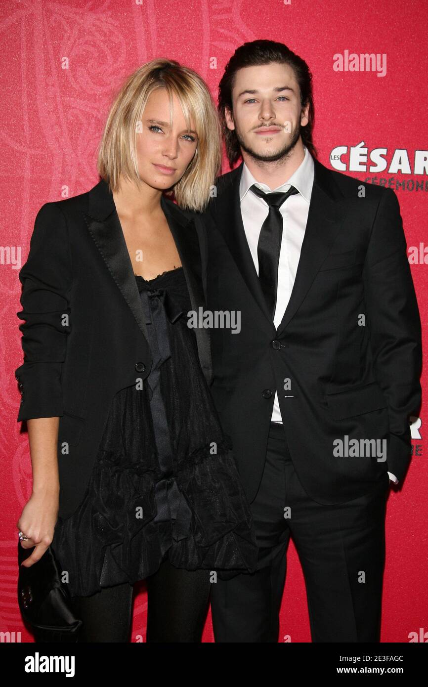Actor Gaspard Ulliel and his girlfriend arrive at the 34rd Cesar ...