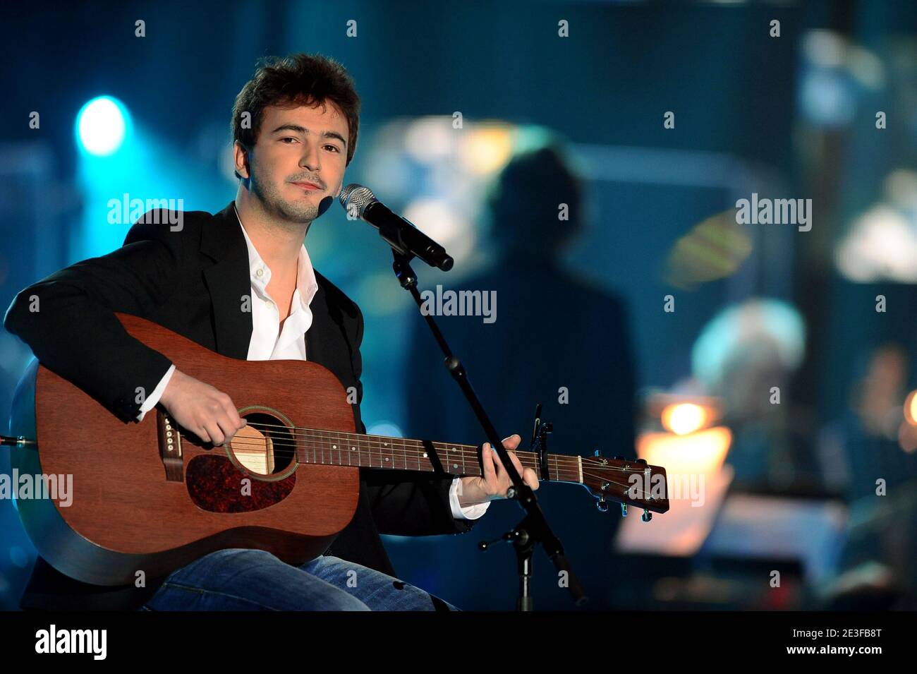 French singer Renan Luce performs live during the 24th Victoires de la ...