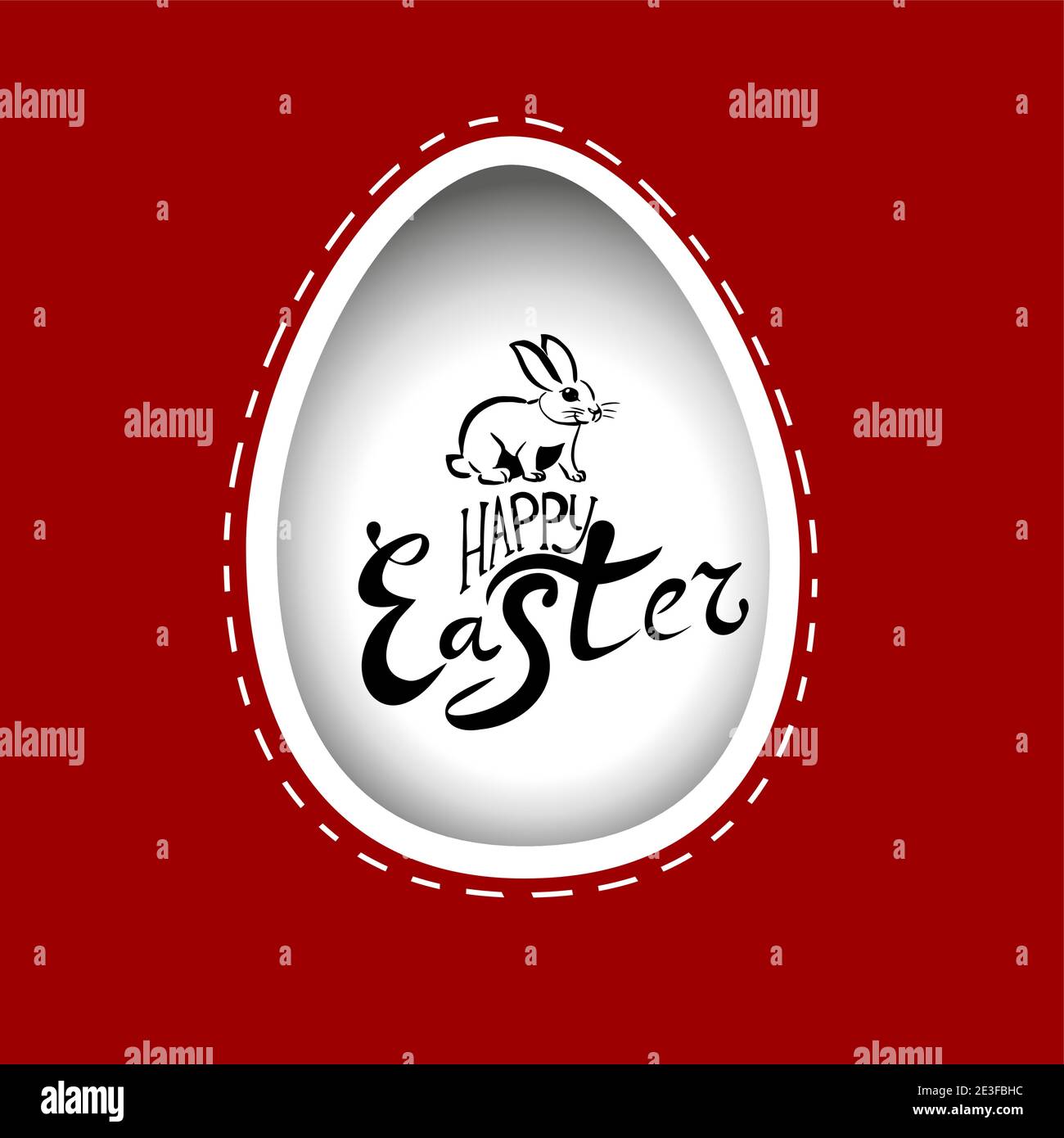 Happy Easter text. Vector illustration Stock Vector Image & Art - Alamy
