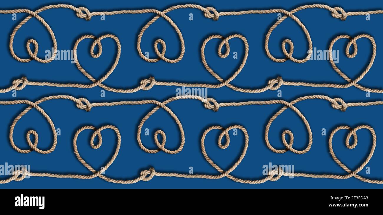 Decorative rope knots hi-res stock photography and images - Alamy