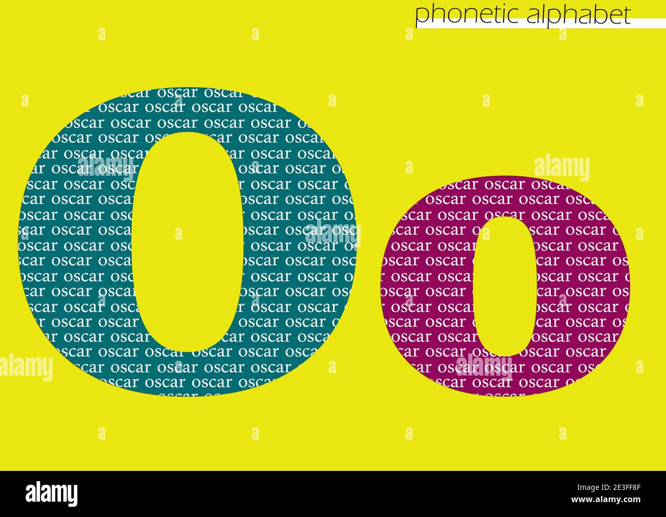 O (oscar) 3d illustration phonetic alphabet design for decoration with ...