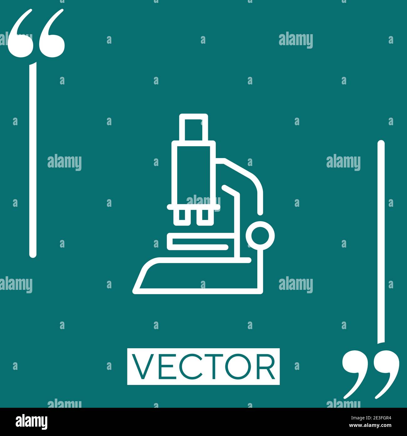 microscope vector icon Stock Vector Image & Art - Alamy
