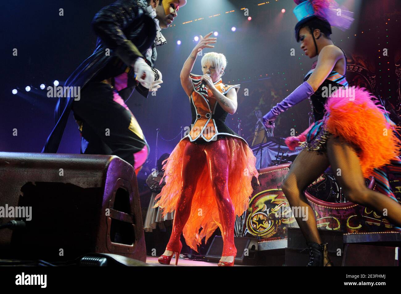 Pink funhouse tour hi-res stock photography and images - Alamy