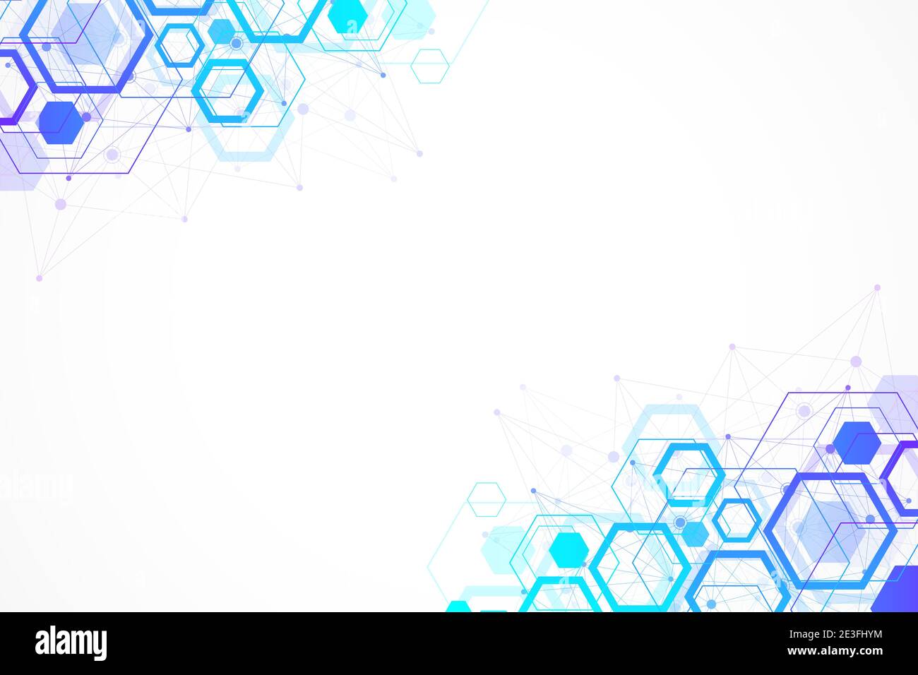 Abstract hexagonal background with waves. Hexagonal molecular ... Abstract hexagonal background with waves. Hexagonal molecular ...