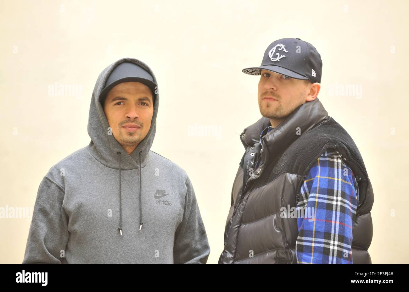 EXCLUSIVE: Rappers Tunisiano and Stress pose at UpMusic/Warner ...