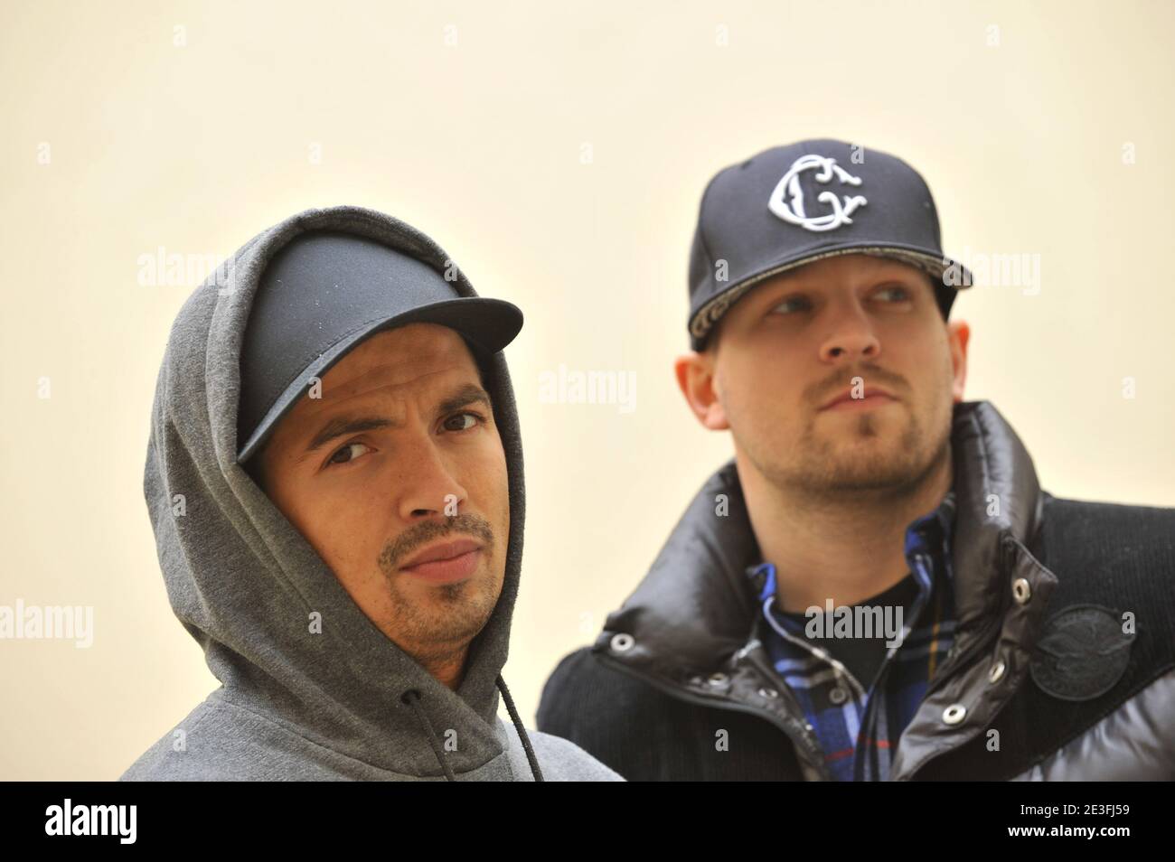 EXCLUSIVE: Rappers Tunisiano and Stress pose at UpMusic/Warner ...