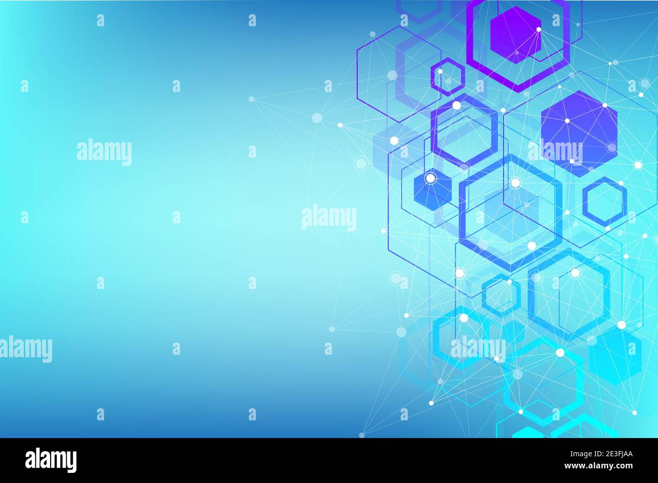 Abstract medical background DNA research, molecule, genetics, genome ...