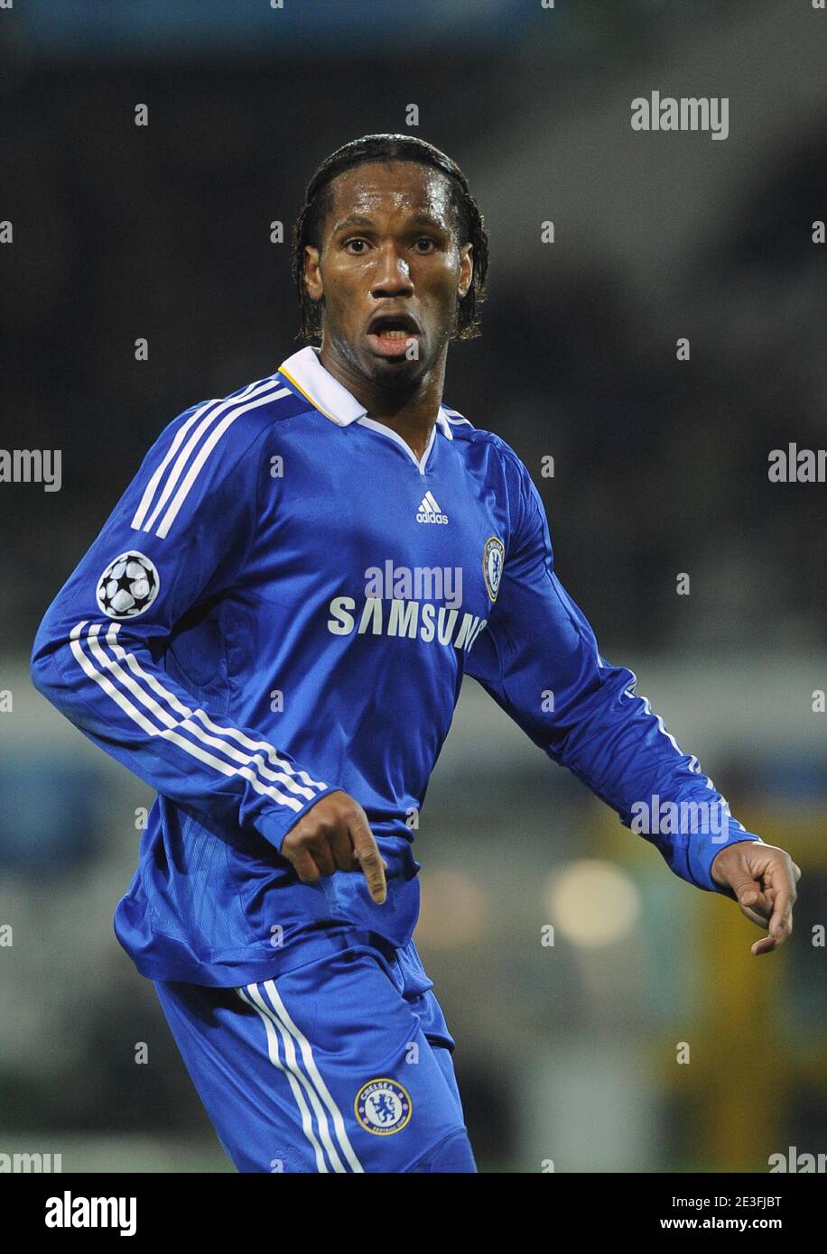 Chelsea's Didier Drogba during the Champions League second leg first ...