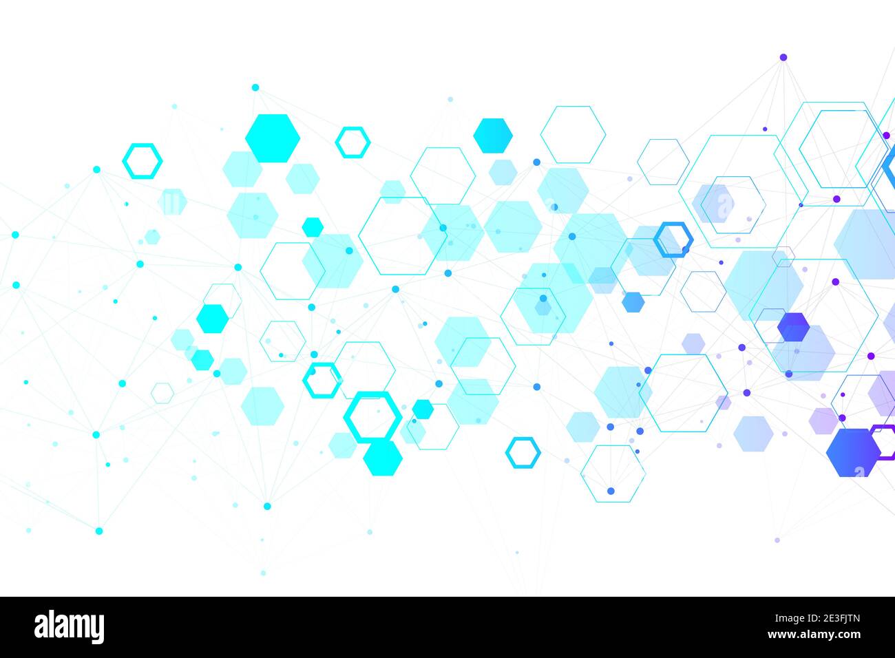 Abstract medical background DNA research, molecule, genetics, genome ...