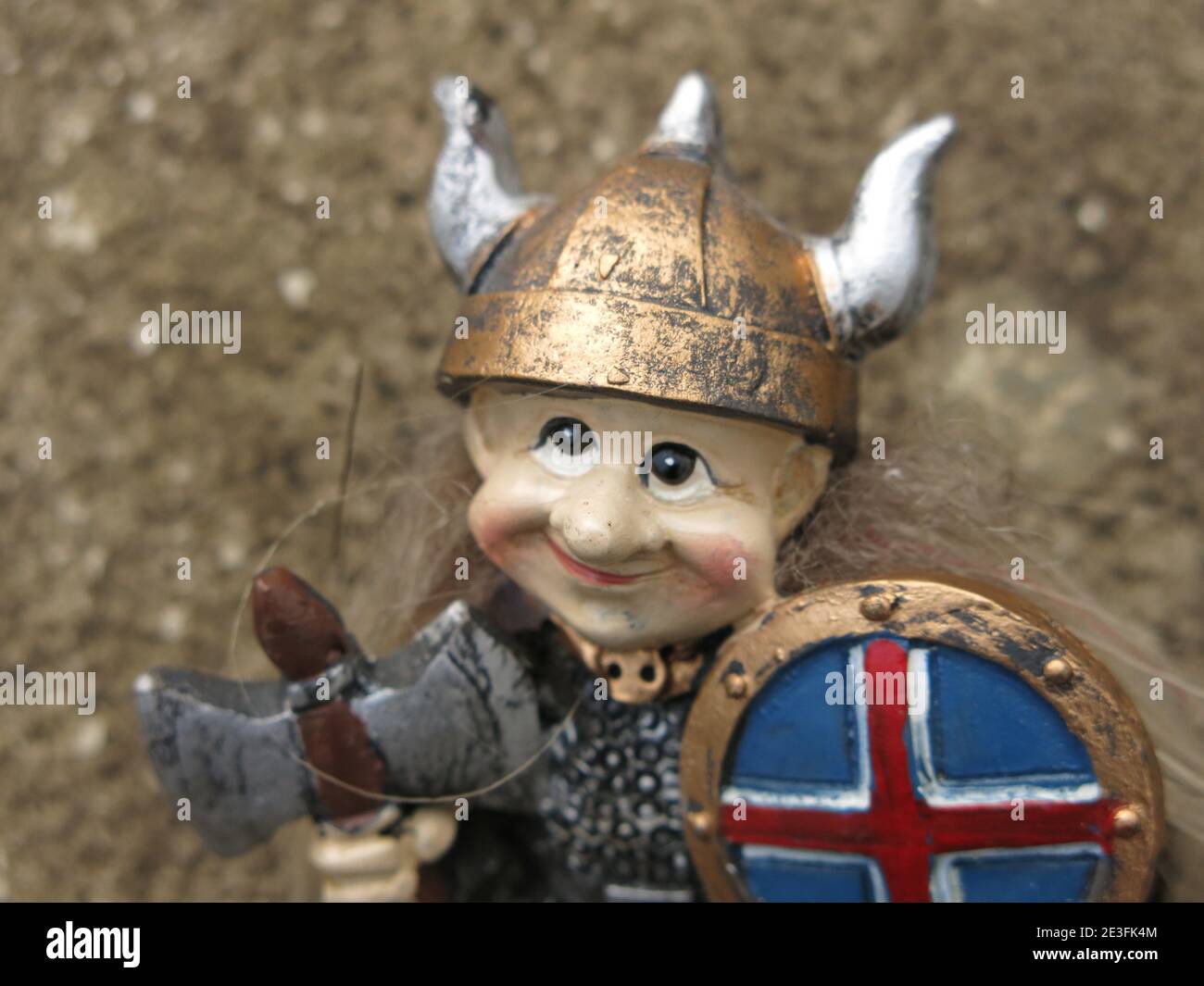 Icelandic history for children: a little model Viking on bended knee ...