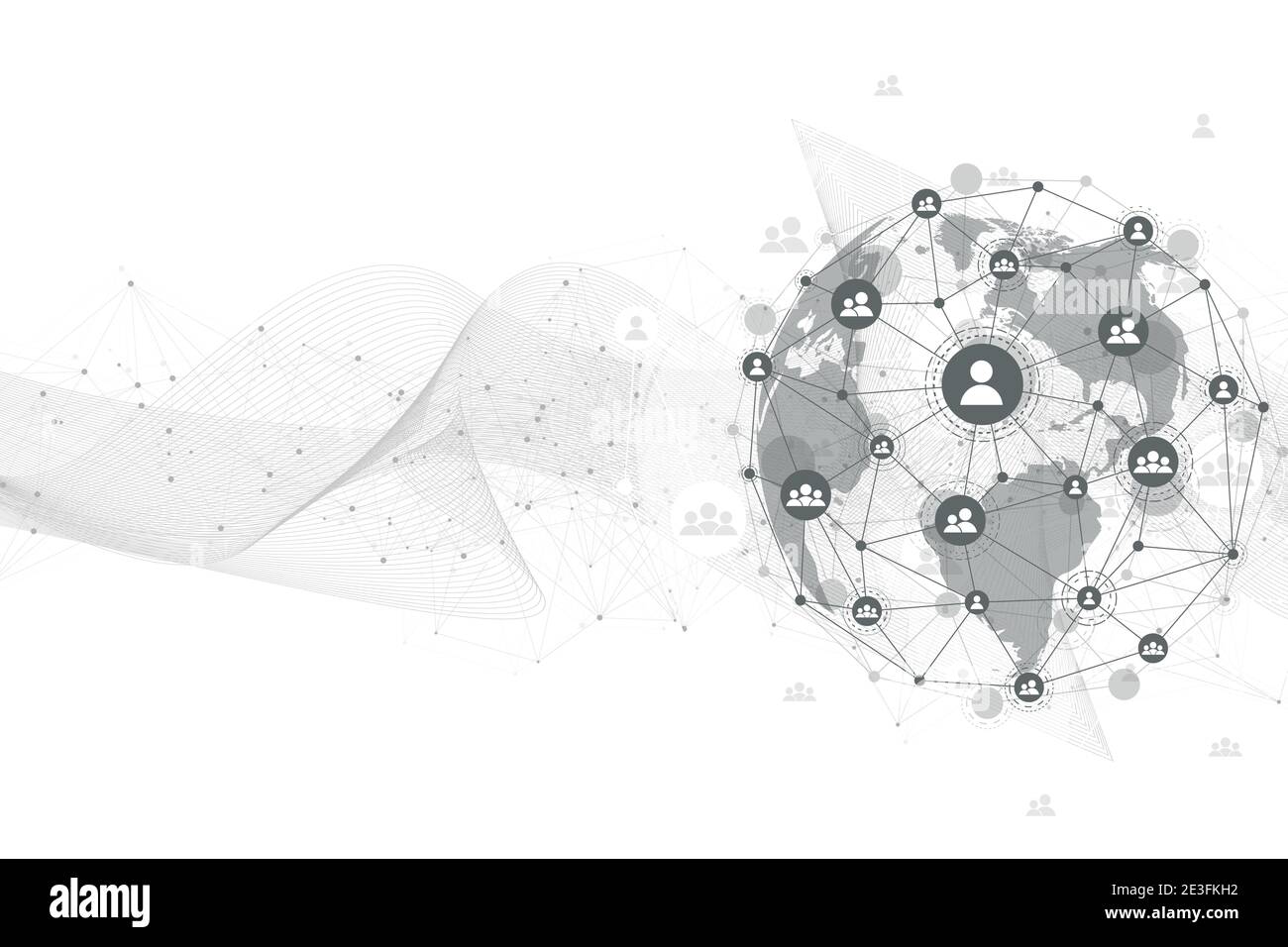 Internet connection background, abstract sense of science and ...