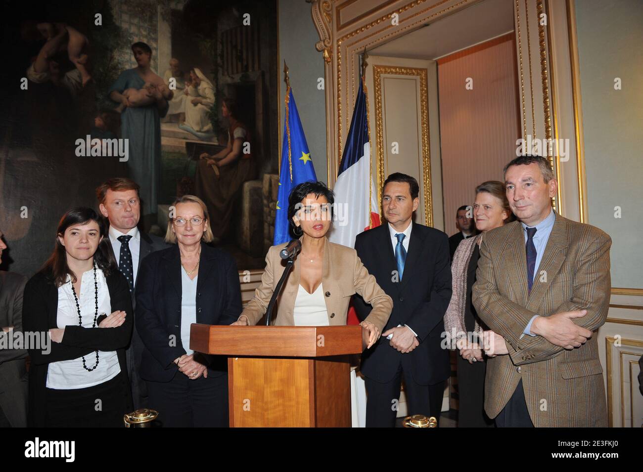 French Minister of Justice and Mayor of Paris 7th district's Rachida ...
