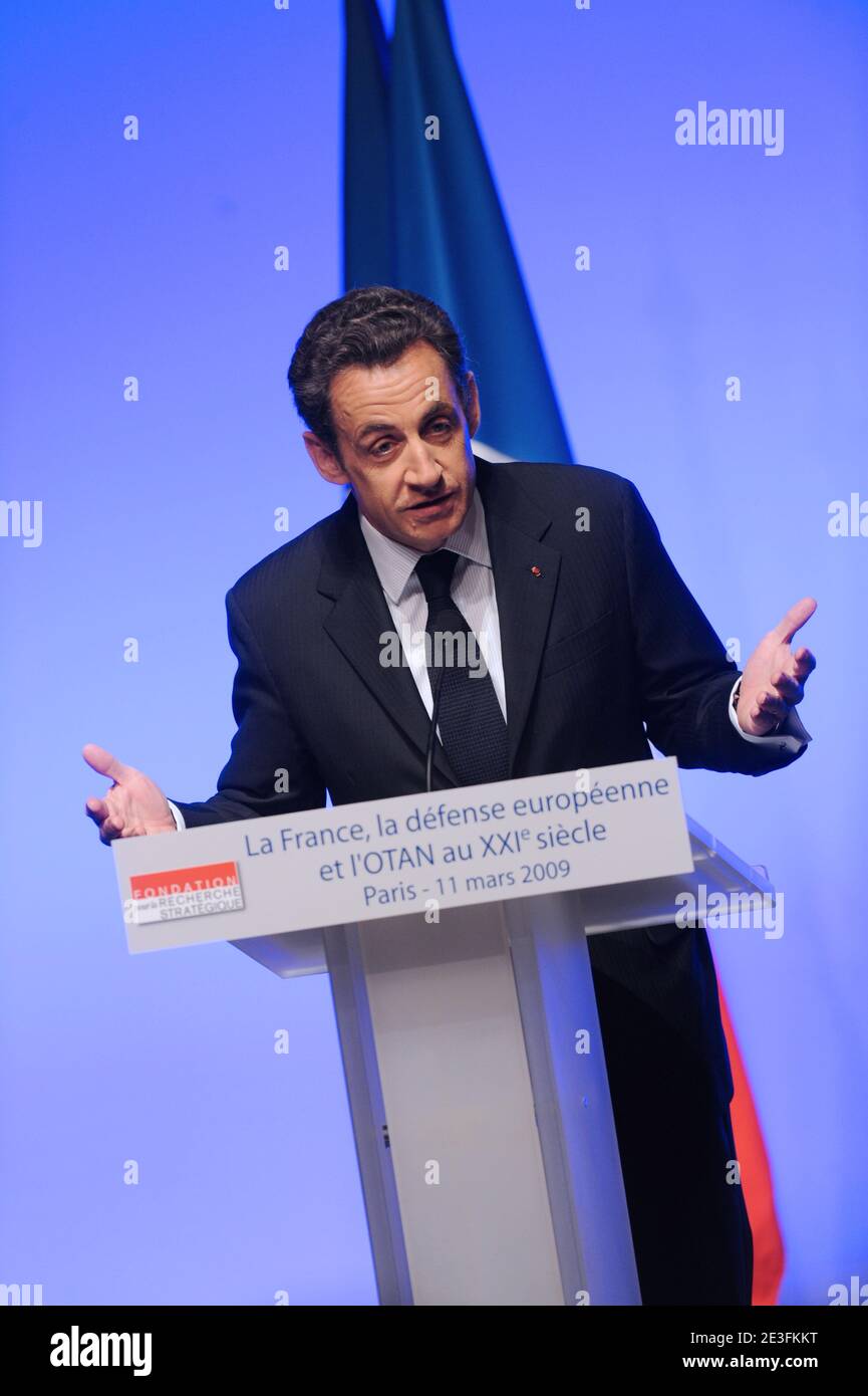 French President Nicolas Sarkozy announces that France would rejoin ...