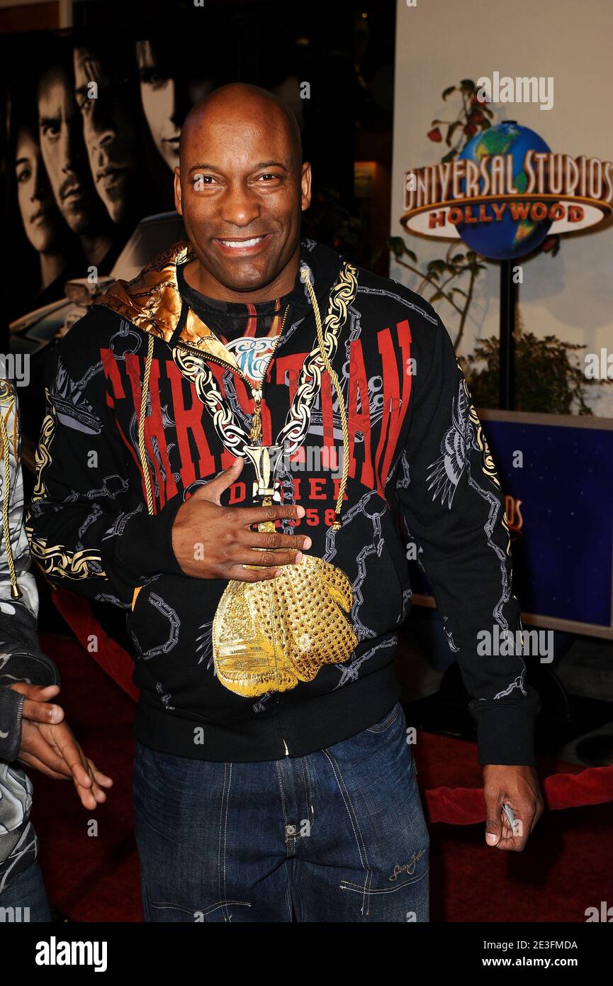 John Singleton attends the Fast & Furious Los Angeles Premiere held at ...