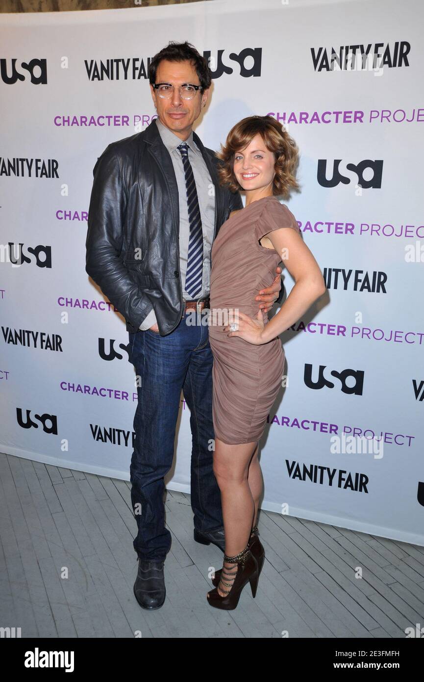 Actors Jeff Goldblum and Mena Suvari attend USA Network's and Vanity ...