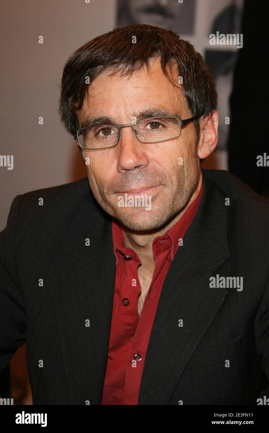 David Pujadas poses during the Paris Book Fair 'Le Salon Du Livre' held ...
