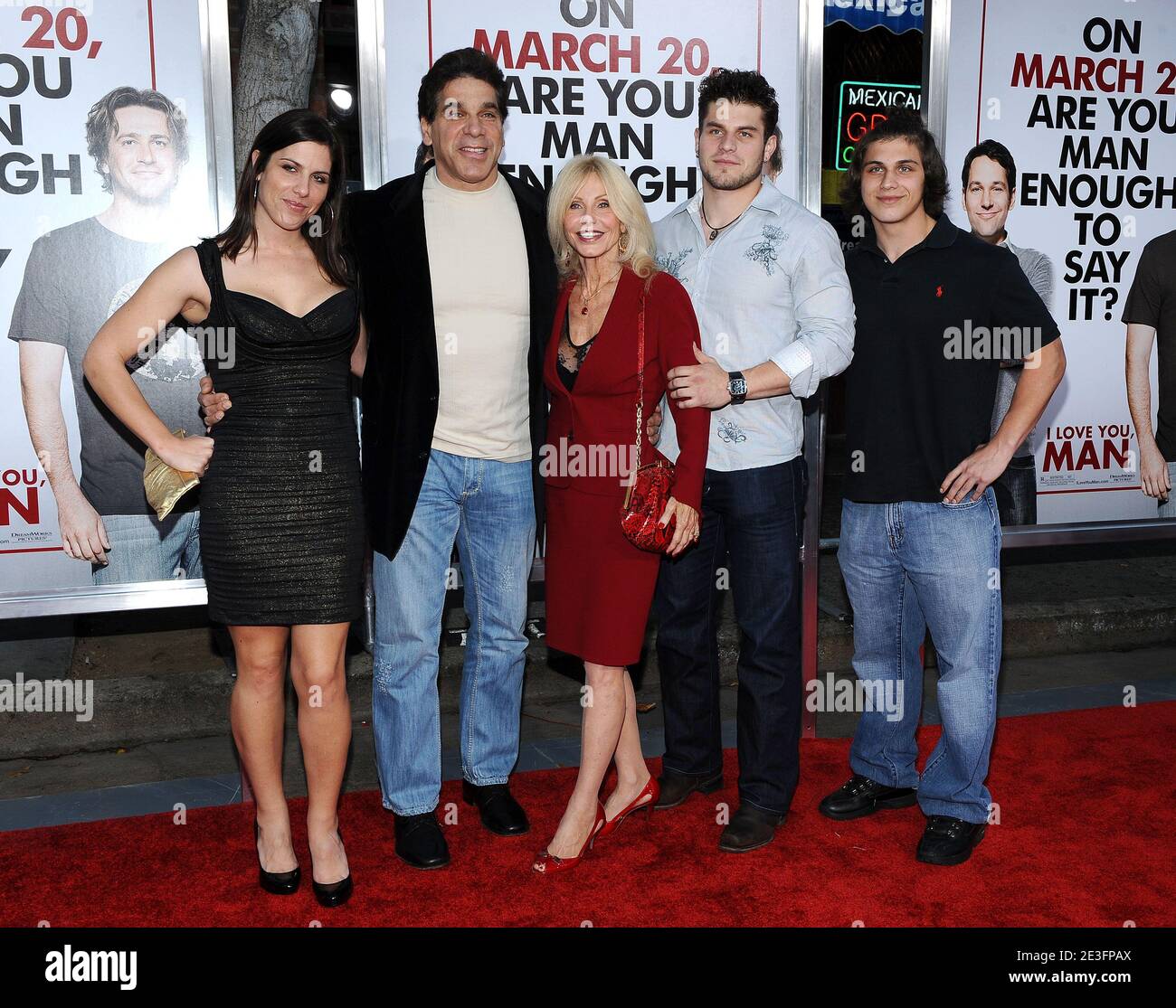 Lou Ferrigno attending the premiere of 'I Love You, Man' held at the ...