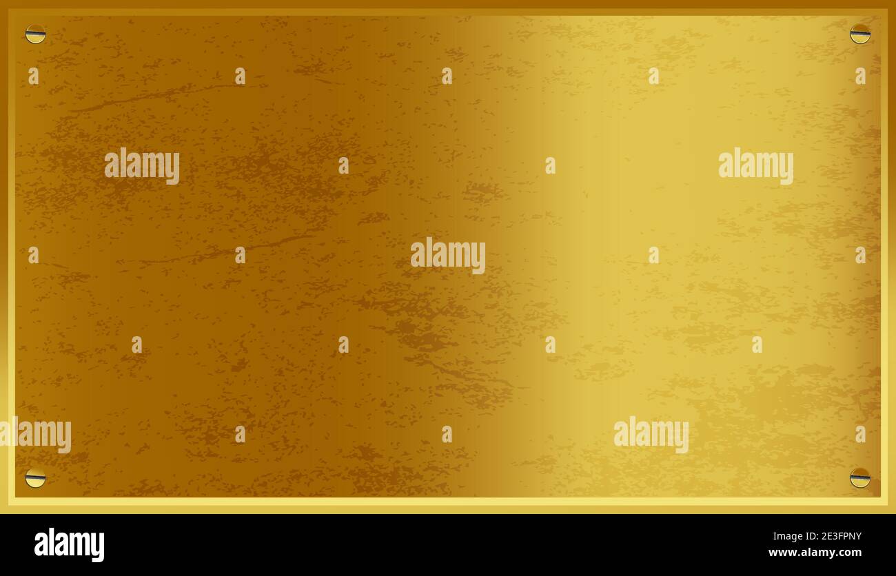 Metallic gold template Stock Vector Images - Alamy