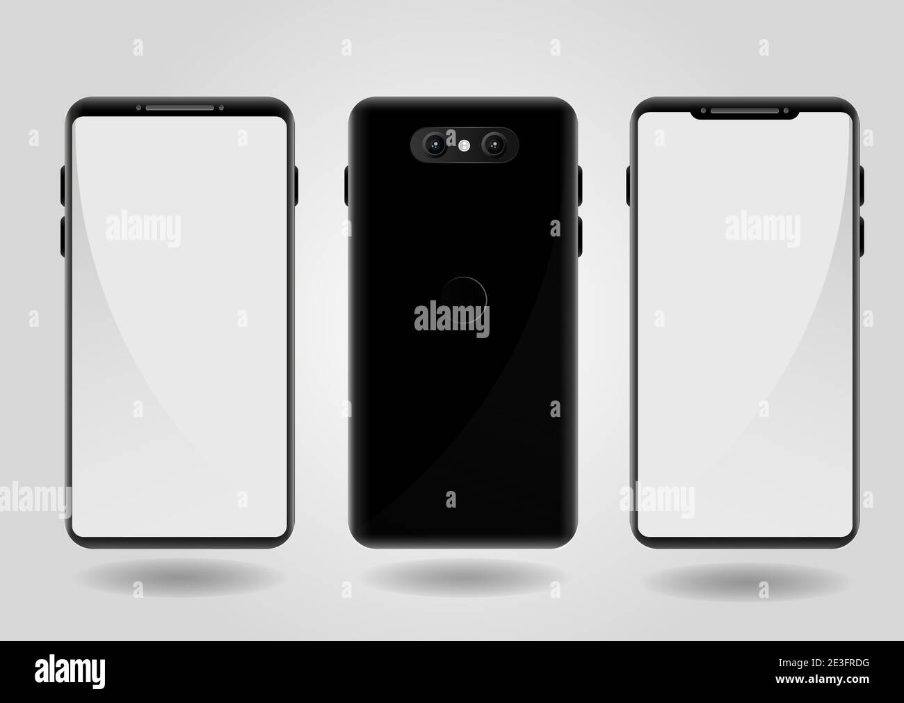 Back smartphone vector vectors Stock Vector Images - Alamy