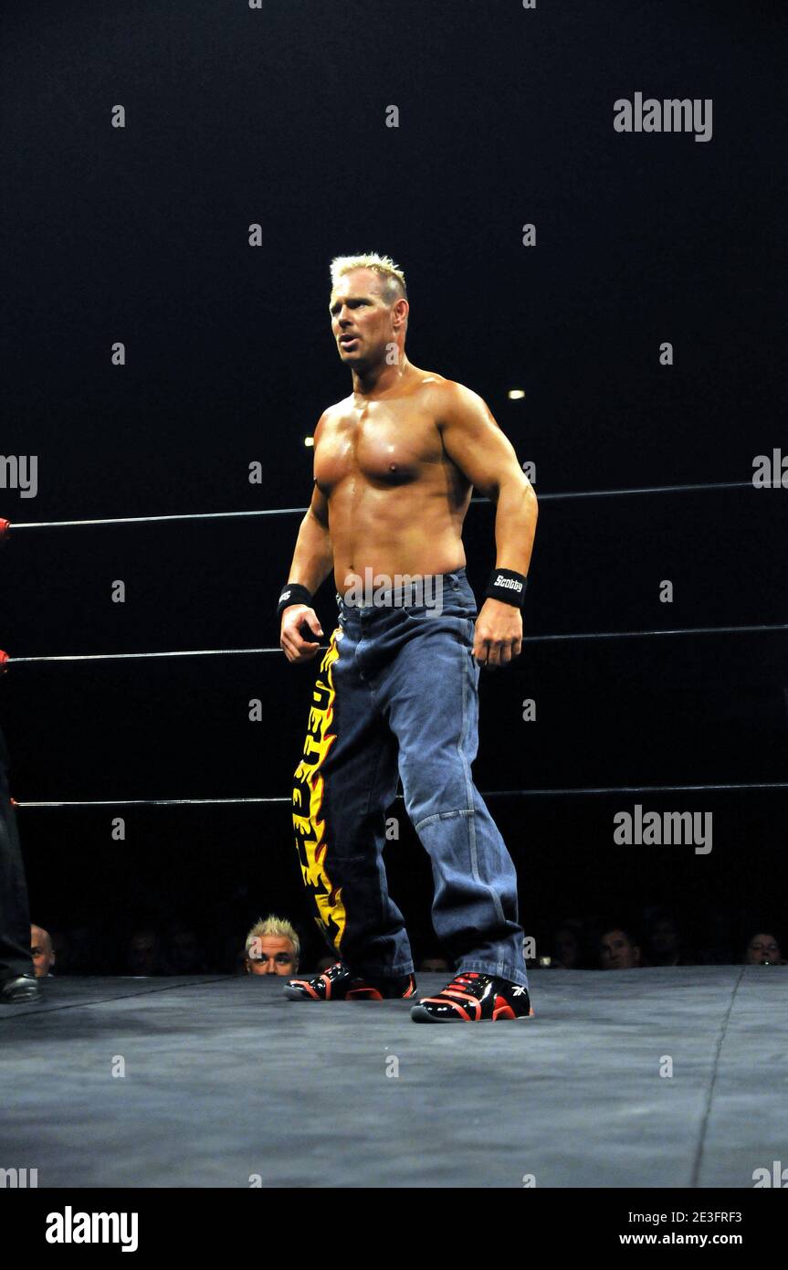 Scotty Hotty during the Catch American Wrestling Extreme Tour 2009 at ...