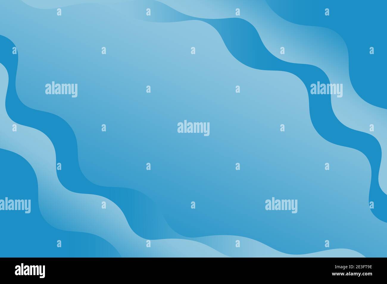 Wavy template modern blue Stock Vector Images - Alamy