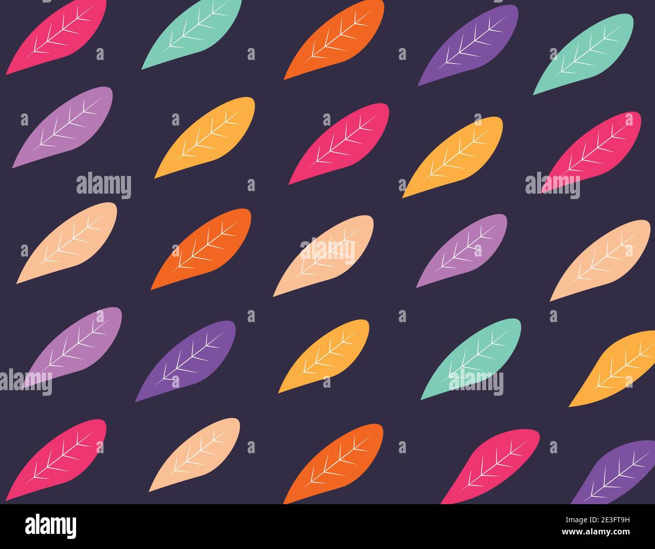 Abstract leaves drawing hi-res stock photography and images - Alamy