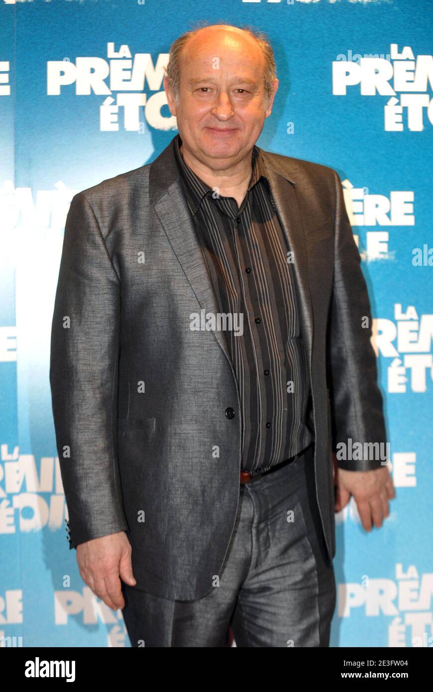 Michel Jonasz attending the premiere of ' La Premiere Etoile ' at the ...