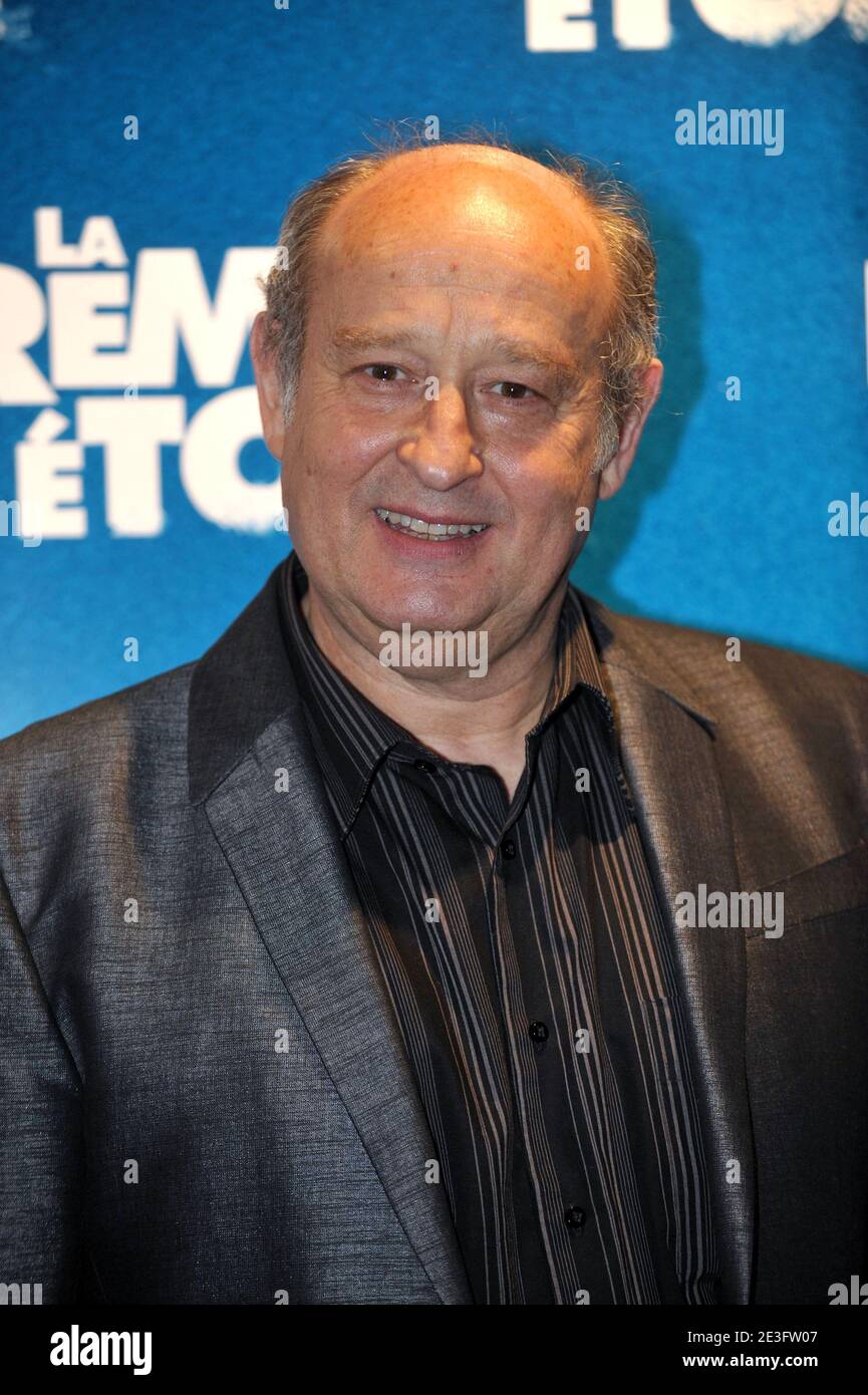 Michel Jonasz attending the premiere of ' La Premiere Etoile ' at the ...