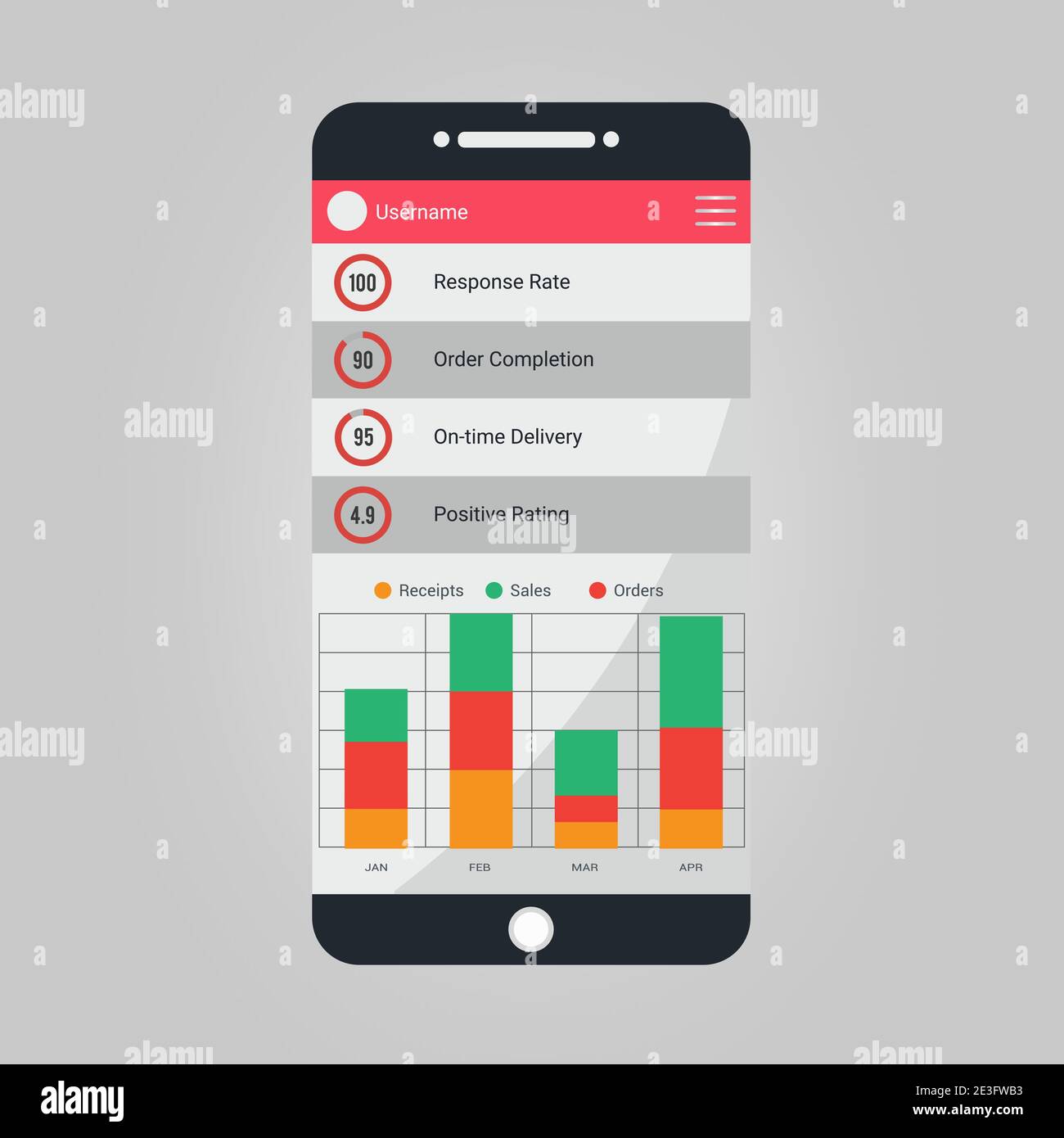 Analytics interface Stock Vector Images - Alamy