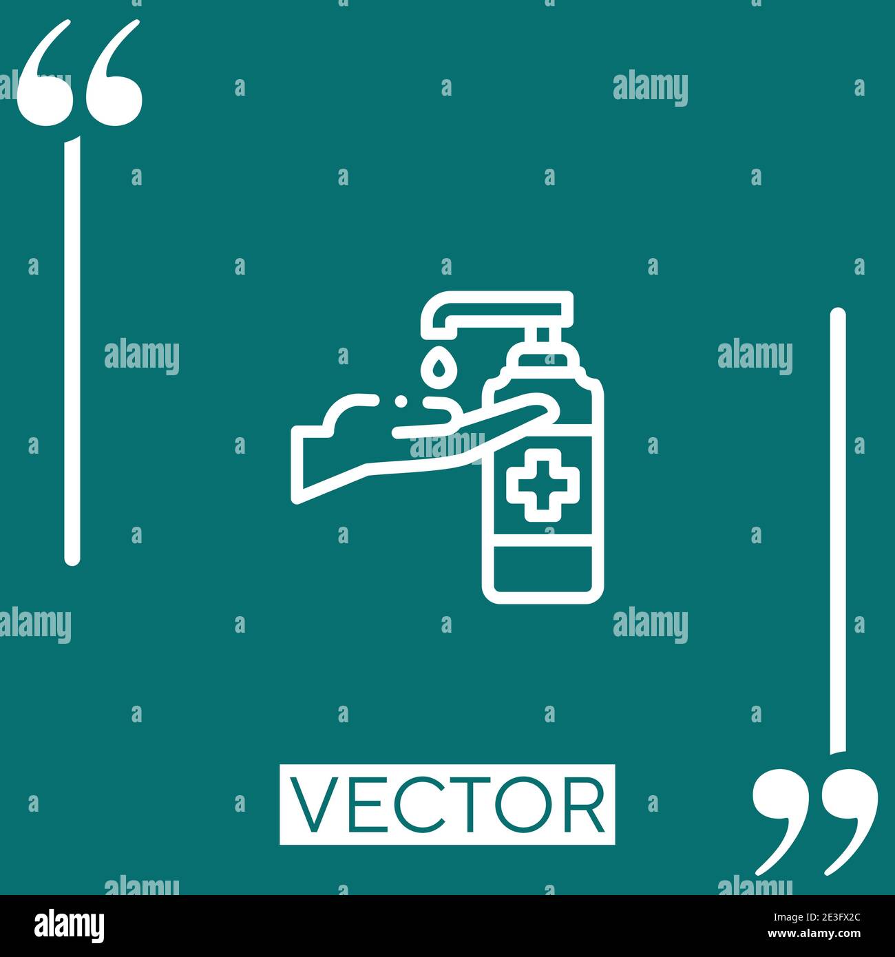 Hydro alcoholic gel Stock Vector Images - Alamy