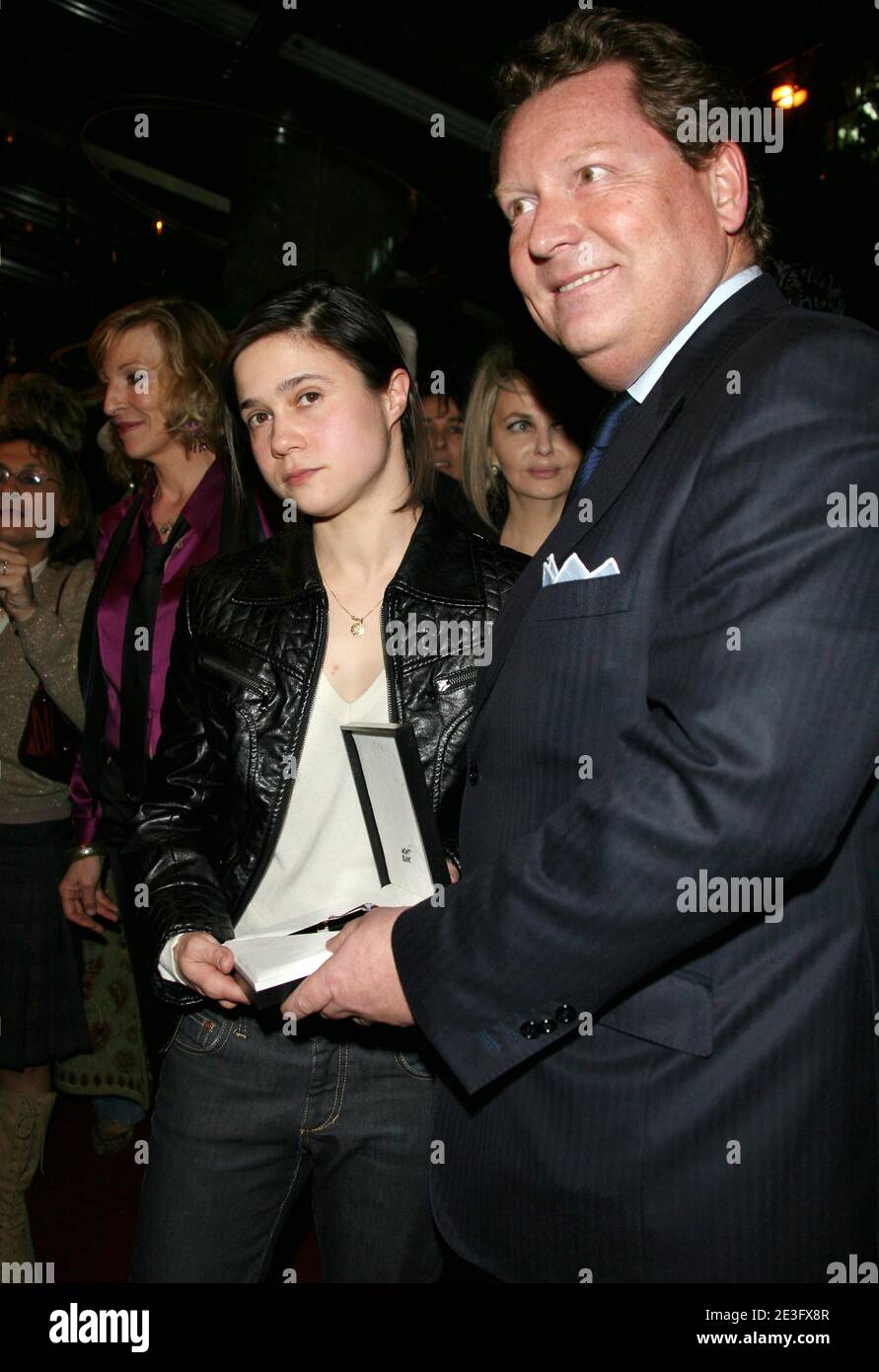 Winner Stephanie Hochet attending the literary prize ceremony 'Prix ...