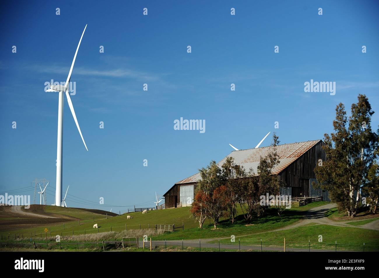Rio vista wind turbines hi-res stock photography and images - Alamy