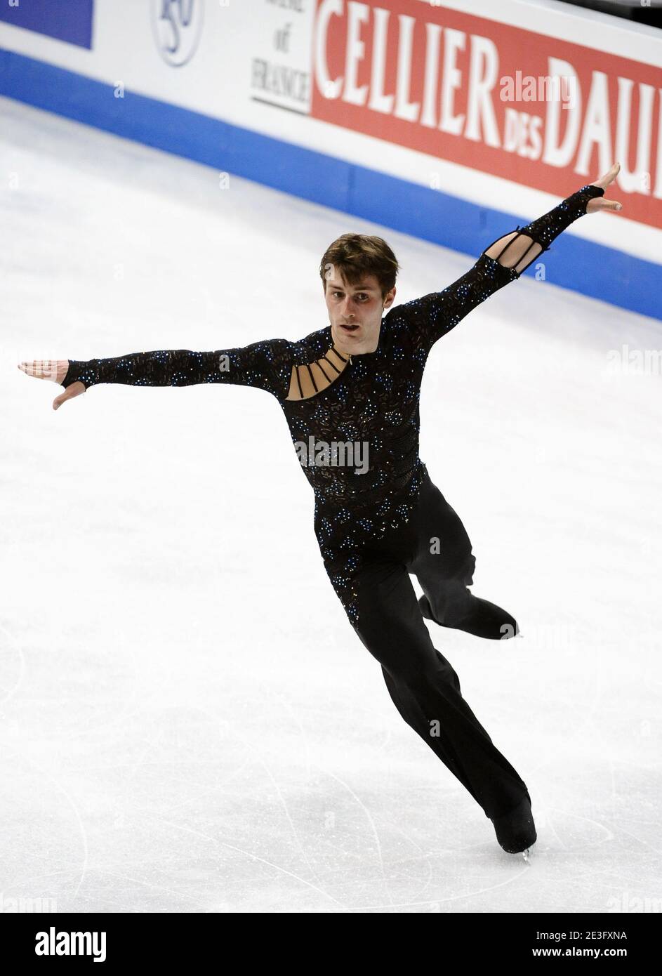 Brian Joubert of France competes at the 2009 World Figure Skating ...