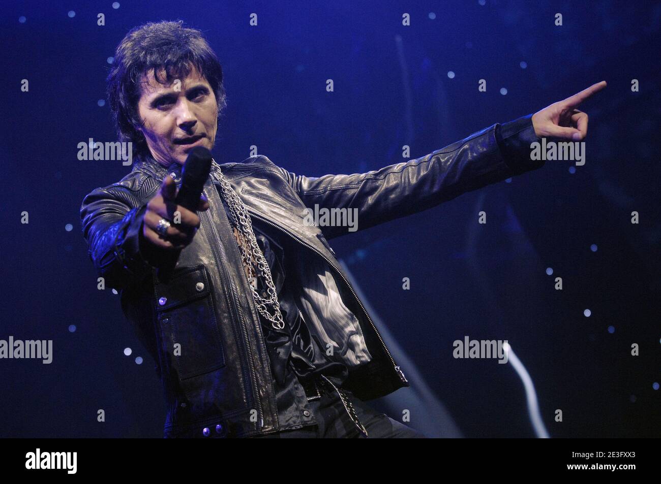 Jean-Luc Lahaye performs live during RFM Party 80, at the Zenith in ...