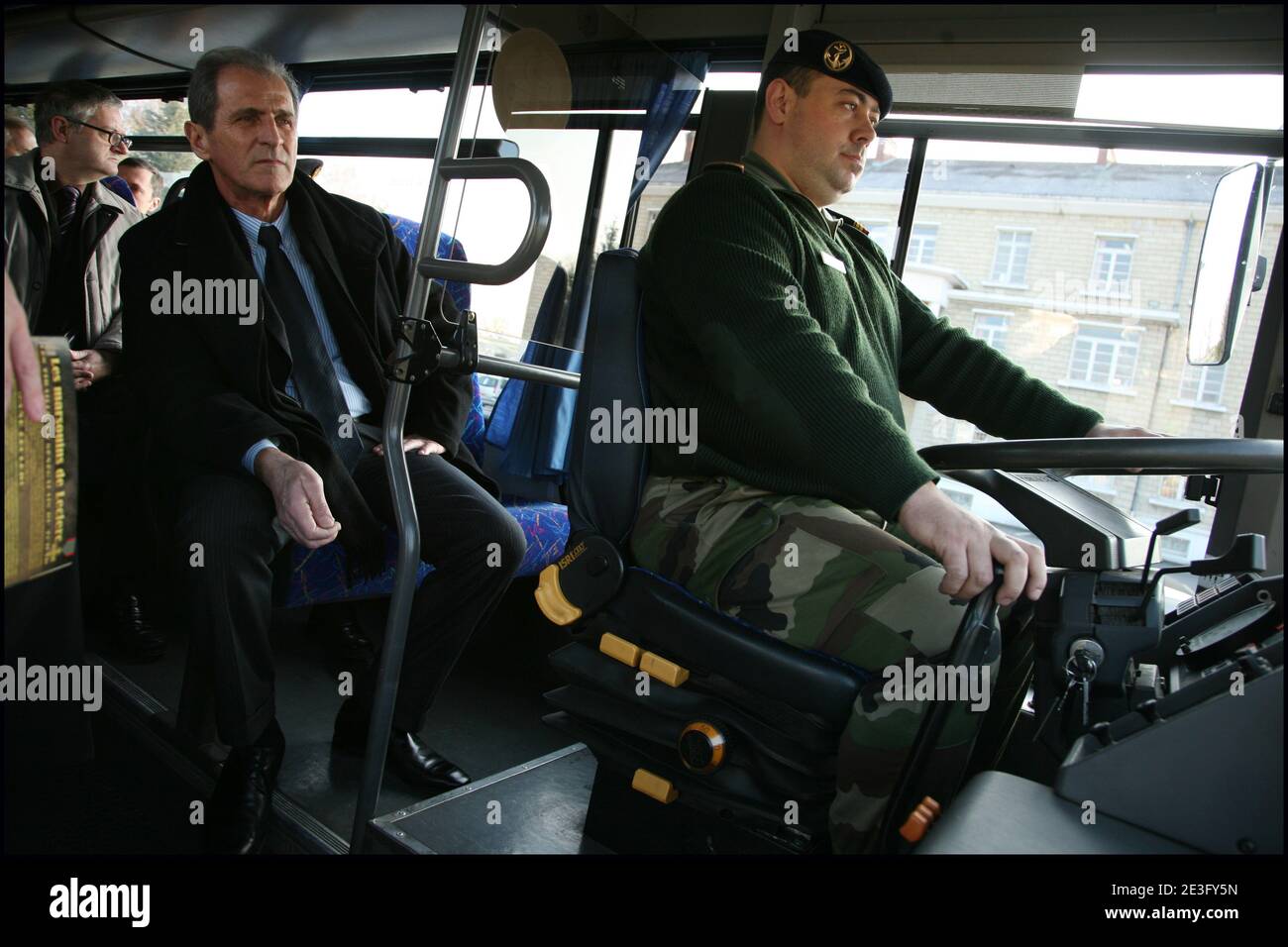 French Junior Minister for Spatial Planning Hubert Falco visits the ...